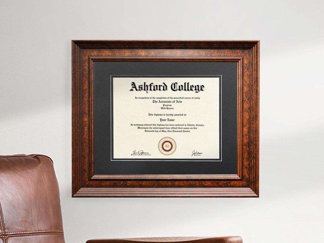 2025 Senior Graduation Gift, Frame for College Degree, Elegant Rich Frame for Professional ...