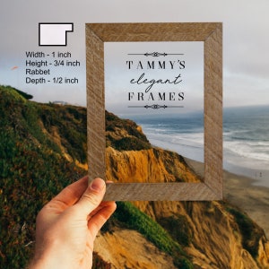 Custom Size Picture Frame Solid Wood Photo Frames Made to Measure ...