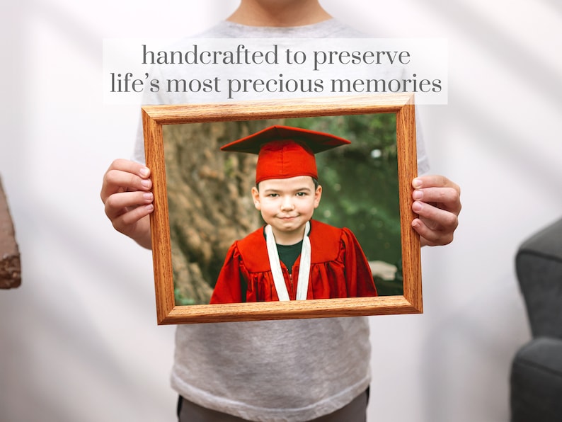 Custom Wood Picture Frames, Solid Real Wood Photo Frame, Custom Size ...