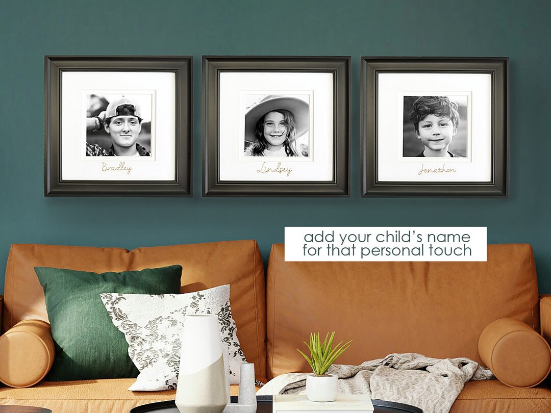Custom Name Frames, Personalized Photo Frame, Personal Family Wall ...