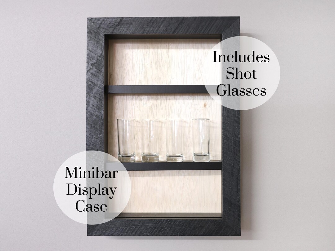 Shooter Display Case, Wall Mounted Mini Bar, Custom Liquor Cabinet ...