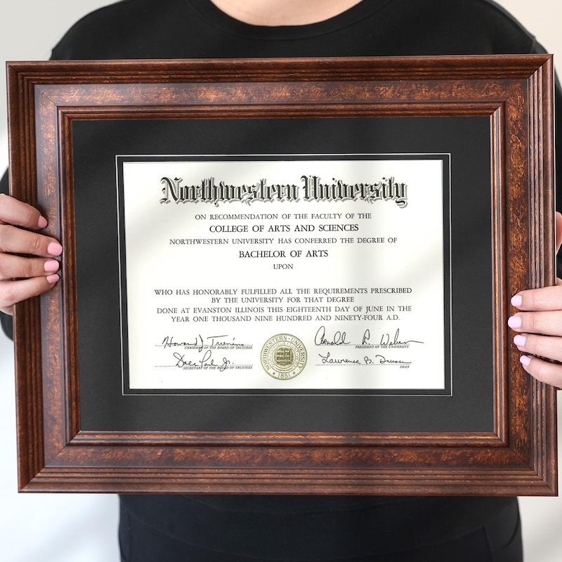 Degree Frame and Mat - Etsy
