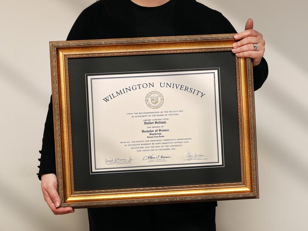 Diploma Frame for Associate Bachelor Doctorate Medical PHD Masters ...