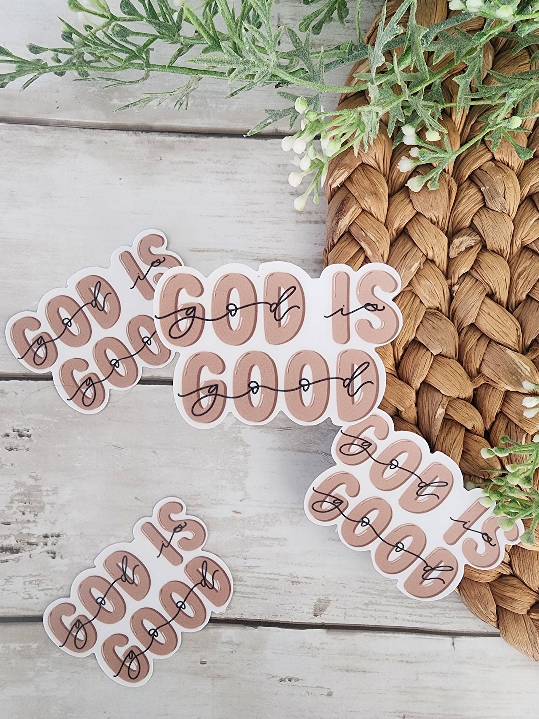 God is Good | Stickers L Vinyl Sticker | Waterproof Stickers | Laptop ...