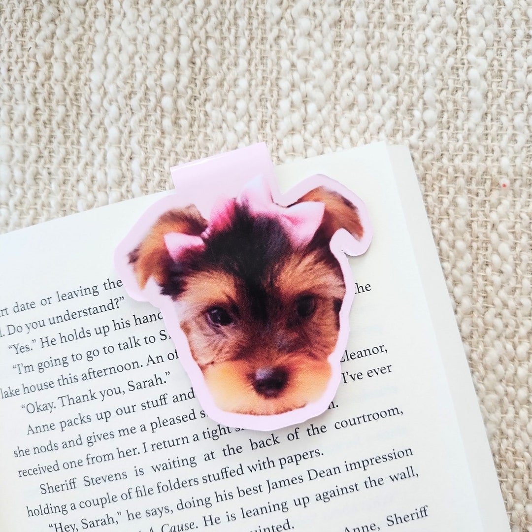Personalized Magnetic Pet Bookmark | Custom Photo Bookmark | Magnetic ...
