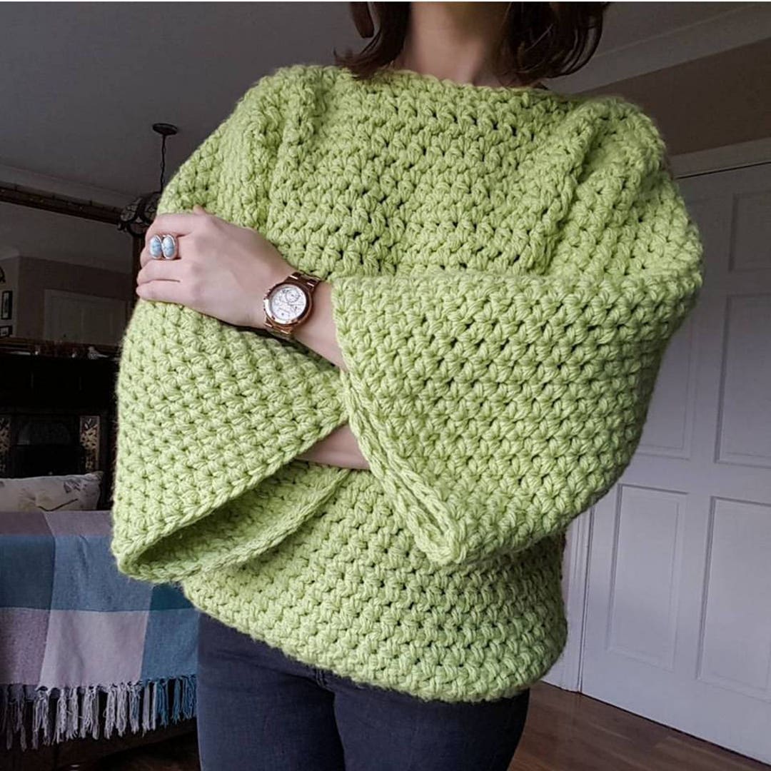 The Green Eyed Monster Jumper (pattern) - Etsy