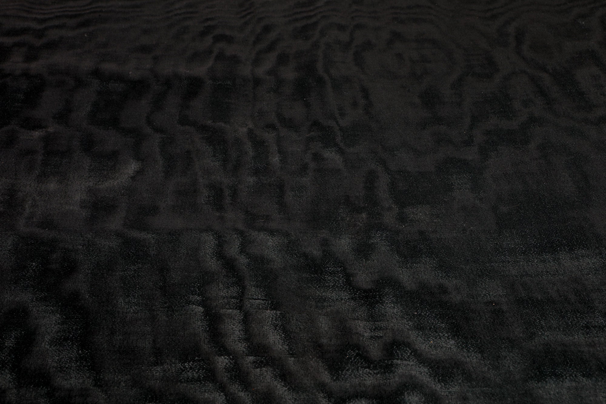 Syrian Moiree Moire Black Fabric Vintage Textile Ethnic Textile Vintage ...