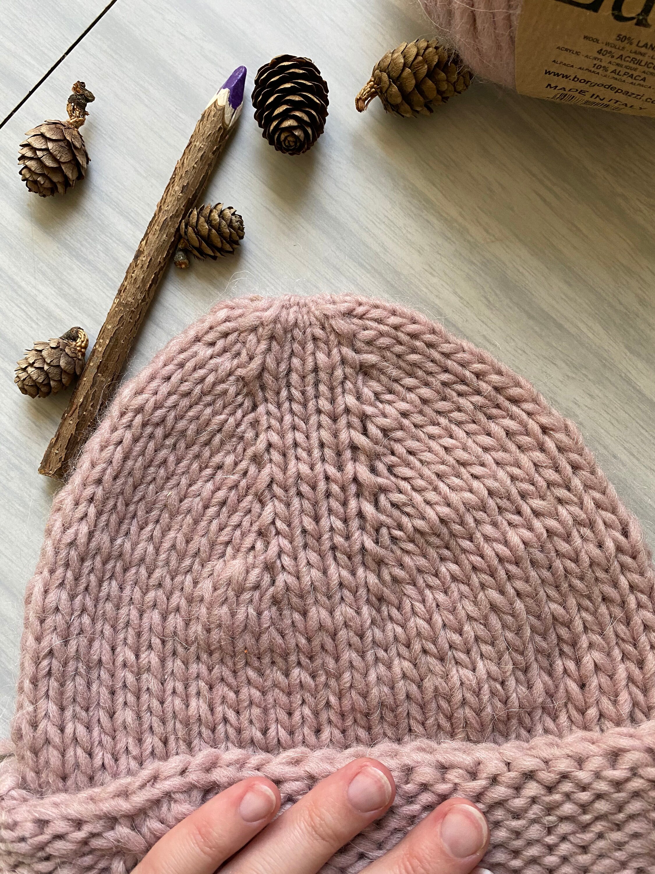 Pattern Pdf Beanie Worsted Weight Toque Cable Hat Knitted - Etsy