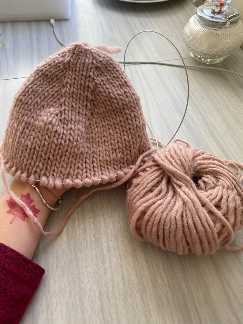 Pattern Pdf Beanie Worsted Weight Toque Cable Hat Knitted - Etsy