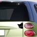 Peeking Cat Sticker Decal Tp185 for Car Bumper Window Wall Vinyl - Etsy