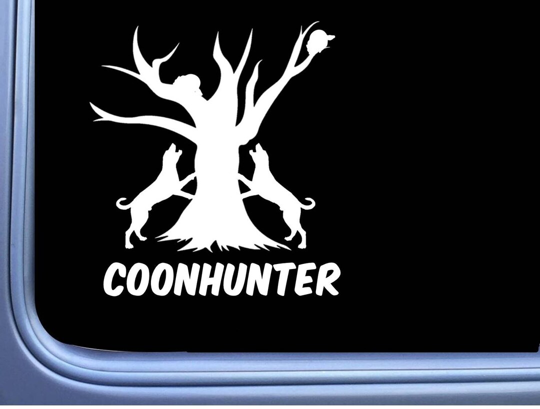 Coonhunter Sticker Coonhound Decal OS 111 Vinyl Coonhunting - Etsy