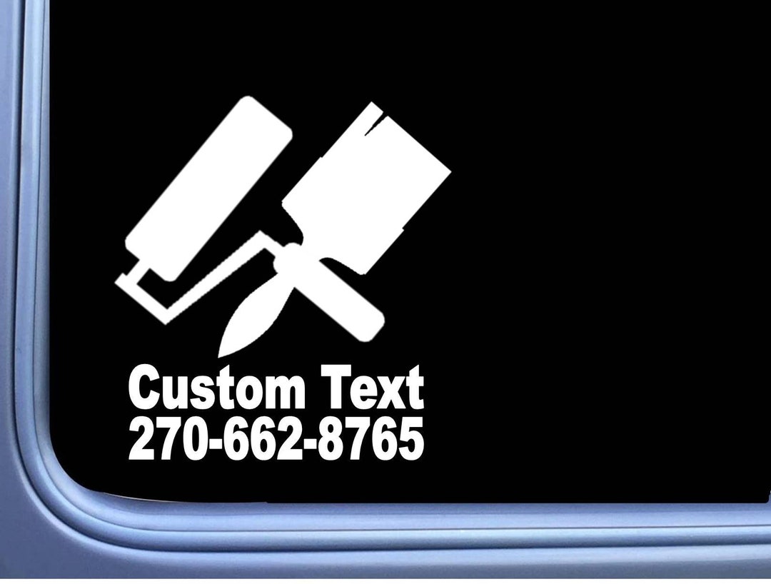 Painter Custom Sticker OS 314 Painter Decal Brush Roller - Etsy