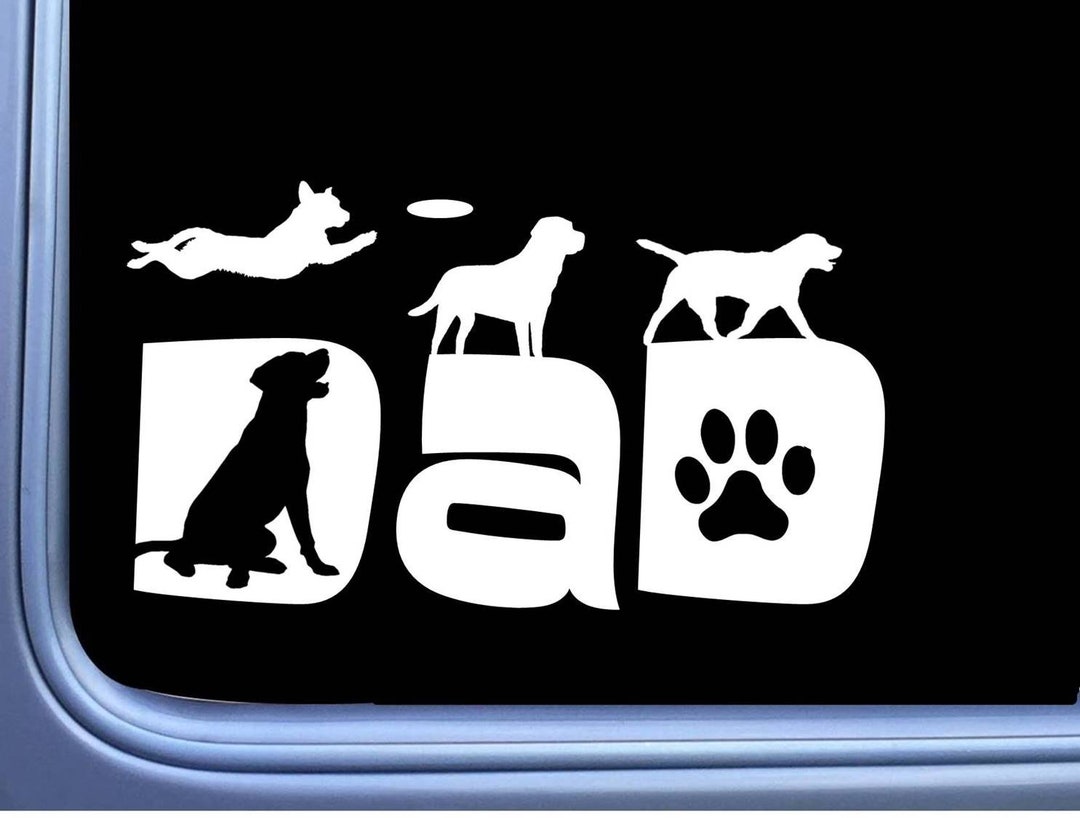 Labrador Dad Sticker OS 196 Vinyl Decal Lab Retriever - Etsy