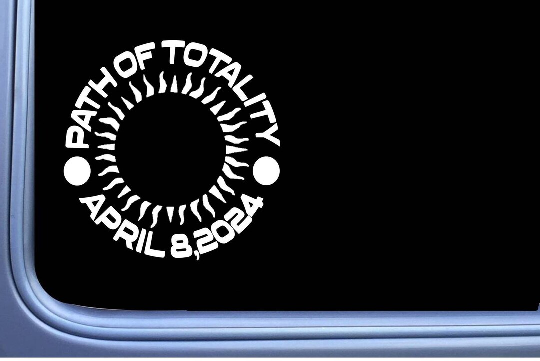 Eclipse Sticker Path of Totality Sticker OS 484 Decal Total Eclipse ...