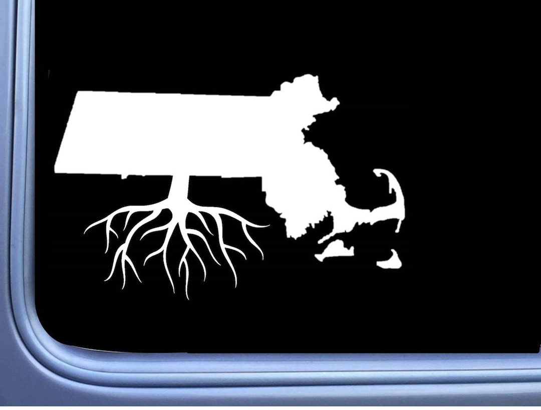 Massachusetts Roots M267 Sticker State Decal - Etsy