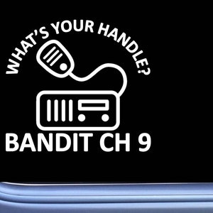 CB Radio Call Sign Handle Sticker Decal Decal OS 149 Vinyl Car Window ...