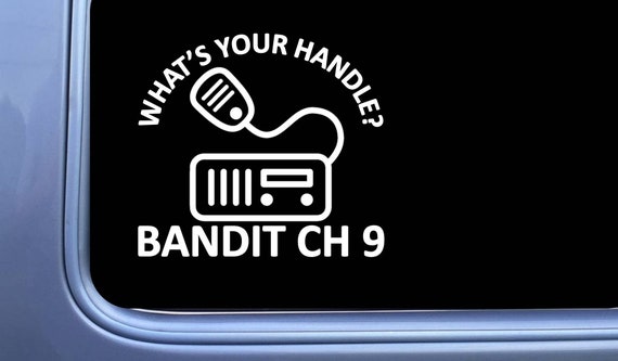 CB Radio Call Sign Handle Sticker Decal Decal OS 149 Vinyl | Etsy