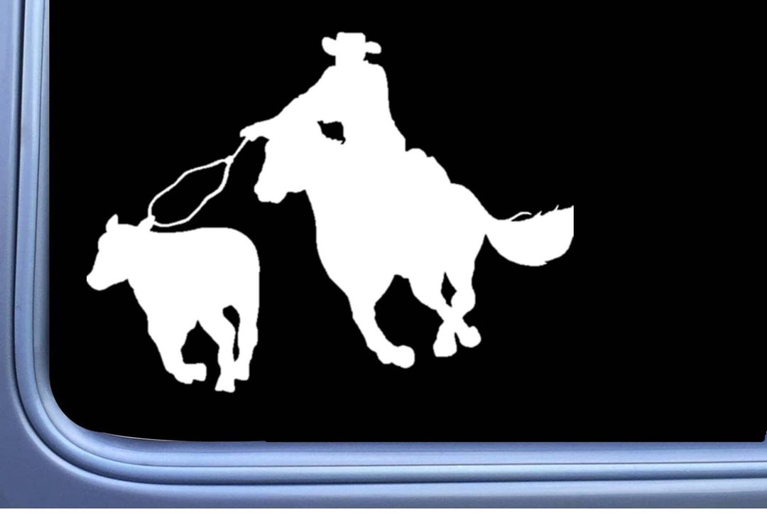 Calf Roping Rodeo OS 457 6 Inch Decal Sticker - Etsy