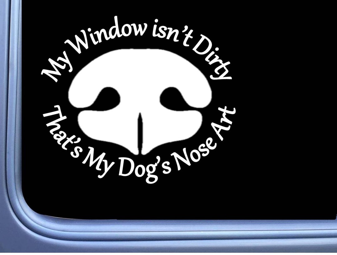 Dog Nose Art Sticker Decal OS 245 Vinyl Rescue Puppy - Etsy
