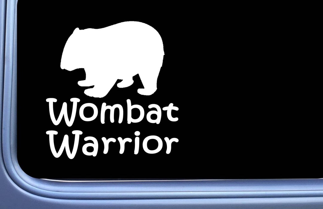 Wombat Warrior Sticker Truck Decal OS 171 Sticker Wombats - Etsy