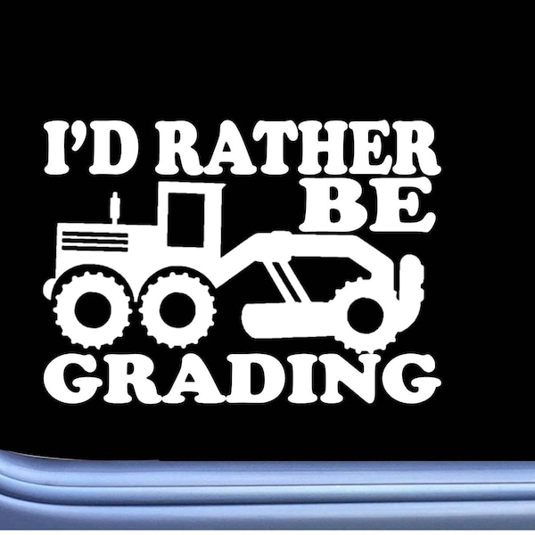 Motor Grader Sticker - Etsy