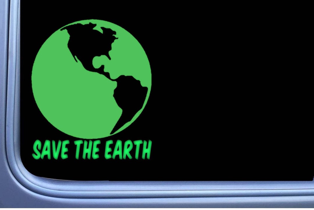 Save the Earth Sticker OS 468 Vinyl Planet Decal Mother Earth Sticker ...
