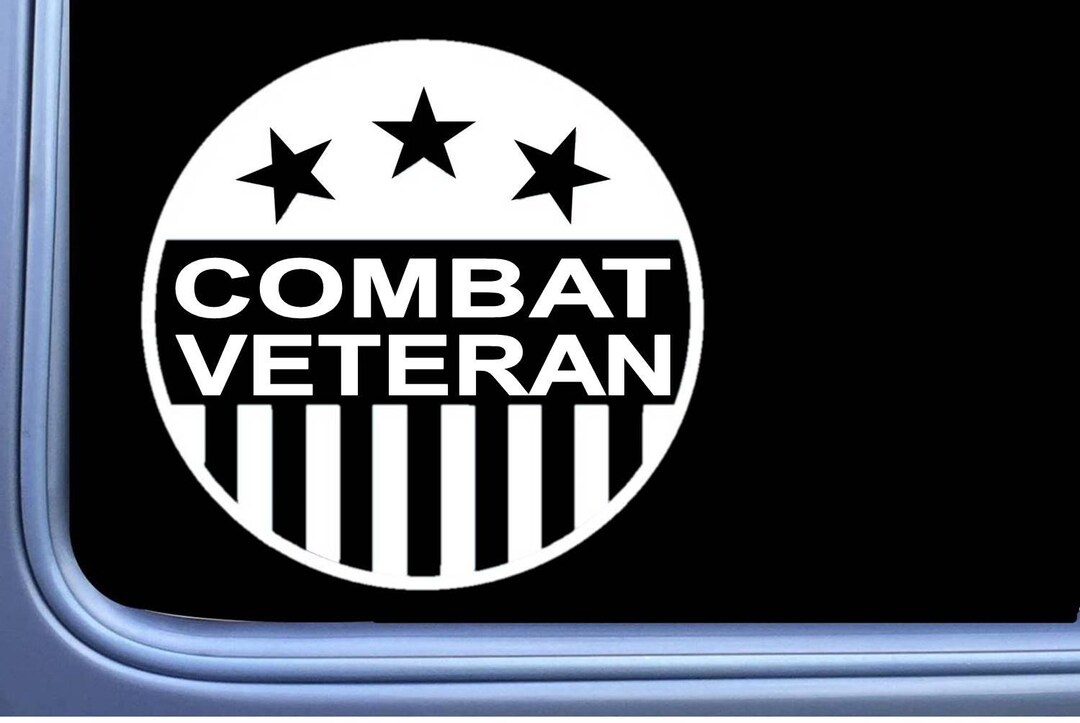 Combat Veteran Decal Sticker OS 400 - Etsy