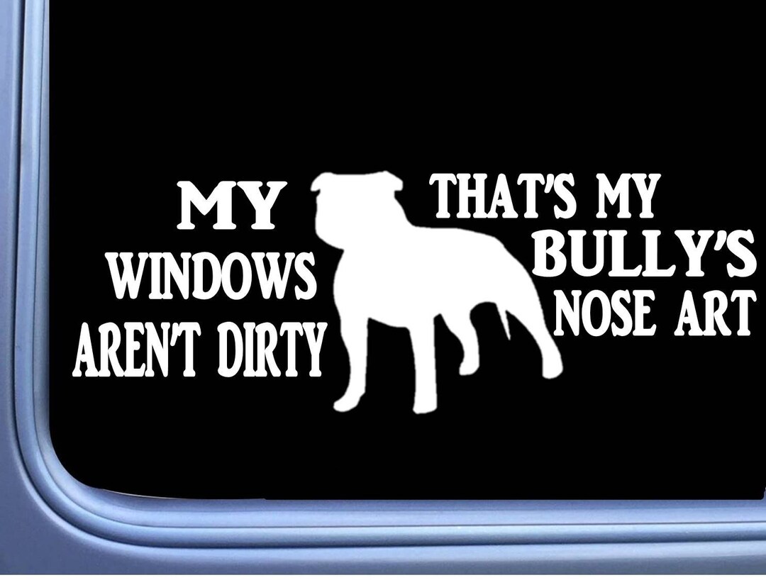 American Bully Sticker Nose Art OS 101 Vinyl Decal Pocket Bully - Etsy