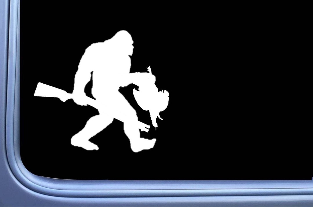 Bigfoot Turkey Hunting Decal OS 437 6" Sasquatch Box Call Sticker - Etsy
