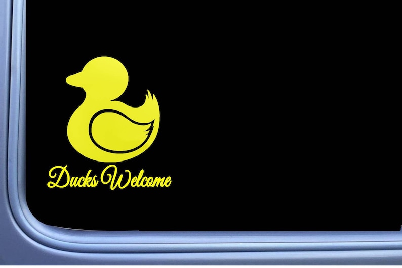 Welcome Rubber Duck Sticker for Jeeps Ducking Window Decal OS 490 - Etsy