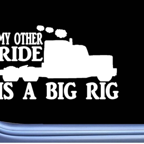 Lady Trucker TP 684 Vinyl Decal Sticker Truck Driver Semi Big - Etsy