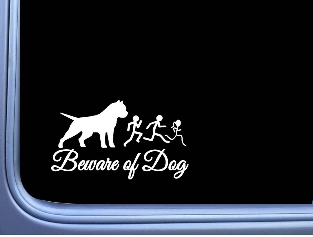 American Bully Decal Beware OS 040 Sticker dog pitbull pit bull - Etsy.de