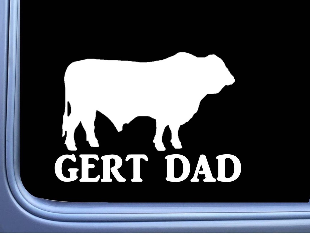 Santa Gertrudis Gert Dad Bull Decal Sticker OS 251 Cattle Cow - Etsy
