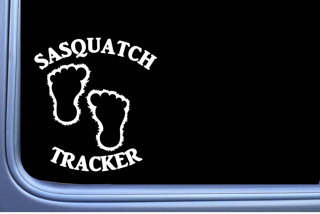 Sasquatch Tracker Sticker Bigfoot Decal OS 453 Sasquatch Squatch - Etsy