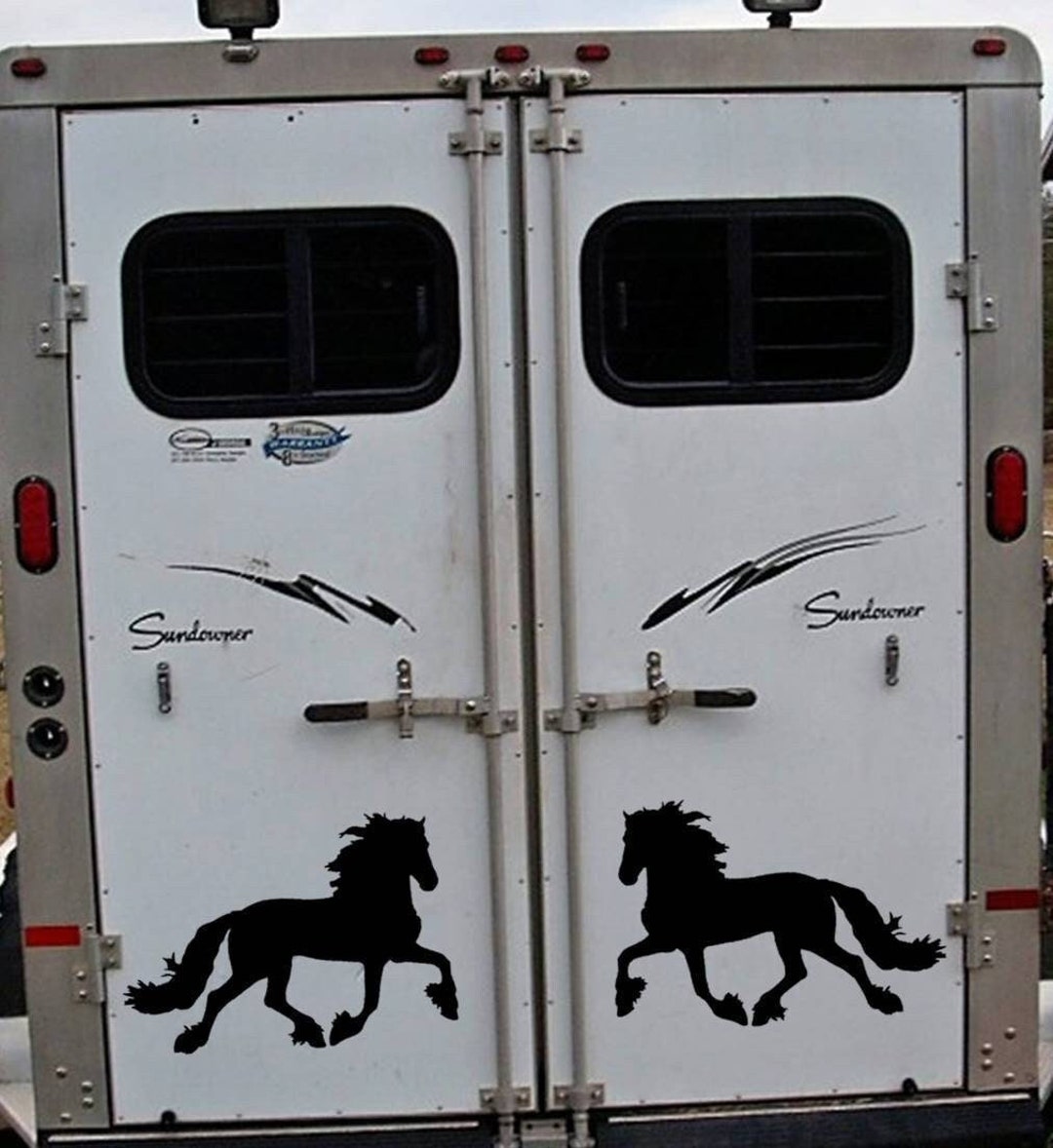 Friesian Horses Sticker OS 147 Horse Decals Draft Horse 2 Decal Set - Etsy