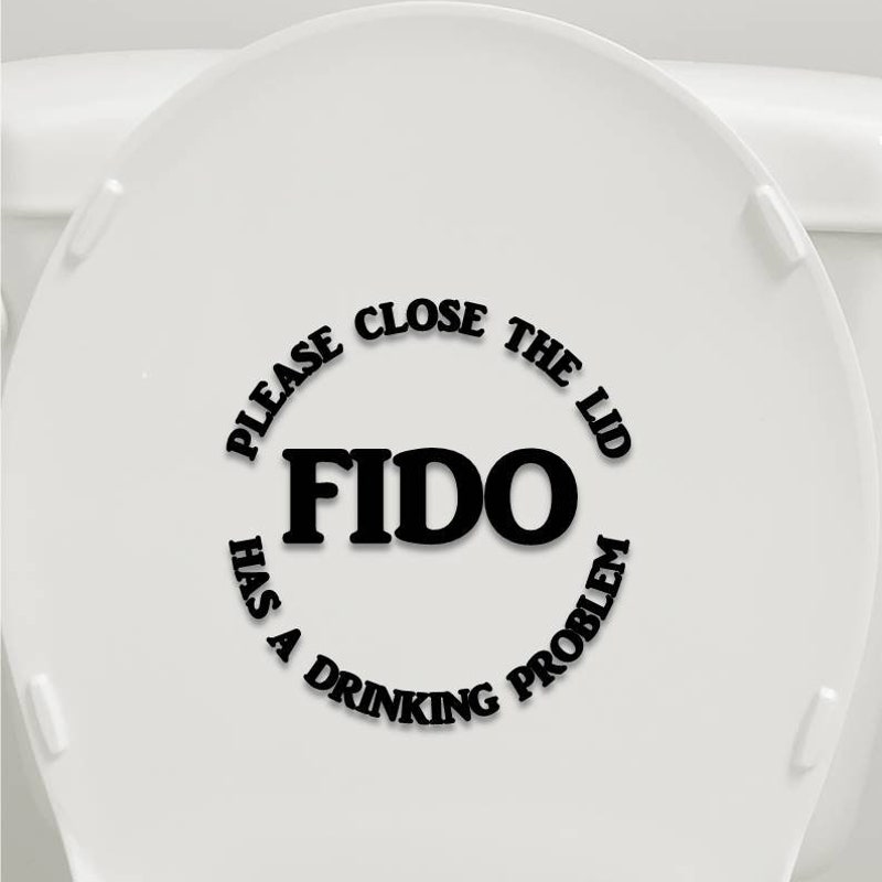 Custom Toilet Seat Decals - Etsy