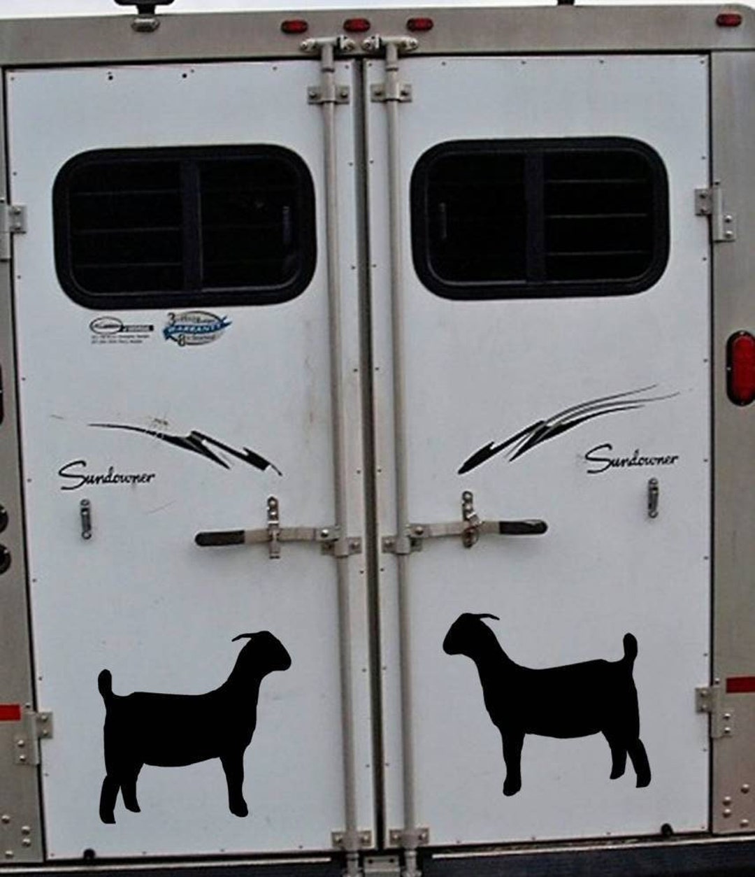 Goat Decals Stickers OS 175 (2 Decal Set) Goats Kiko Boer Market - Etsy