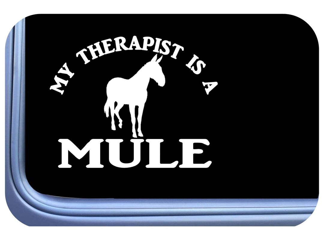 Mule Sticker Therapist OS 507 Decal Mule - Etsy