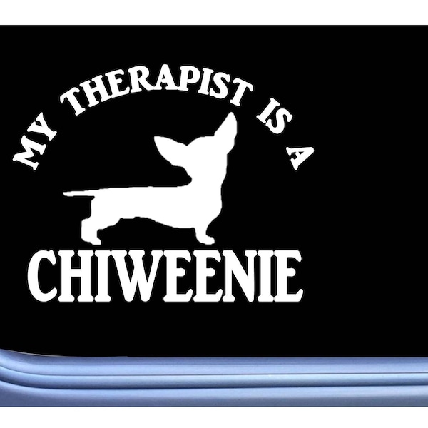 Chiweenie Decal - Etsy
