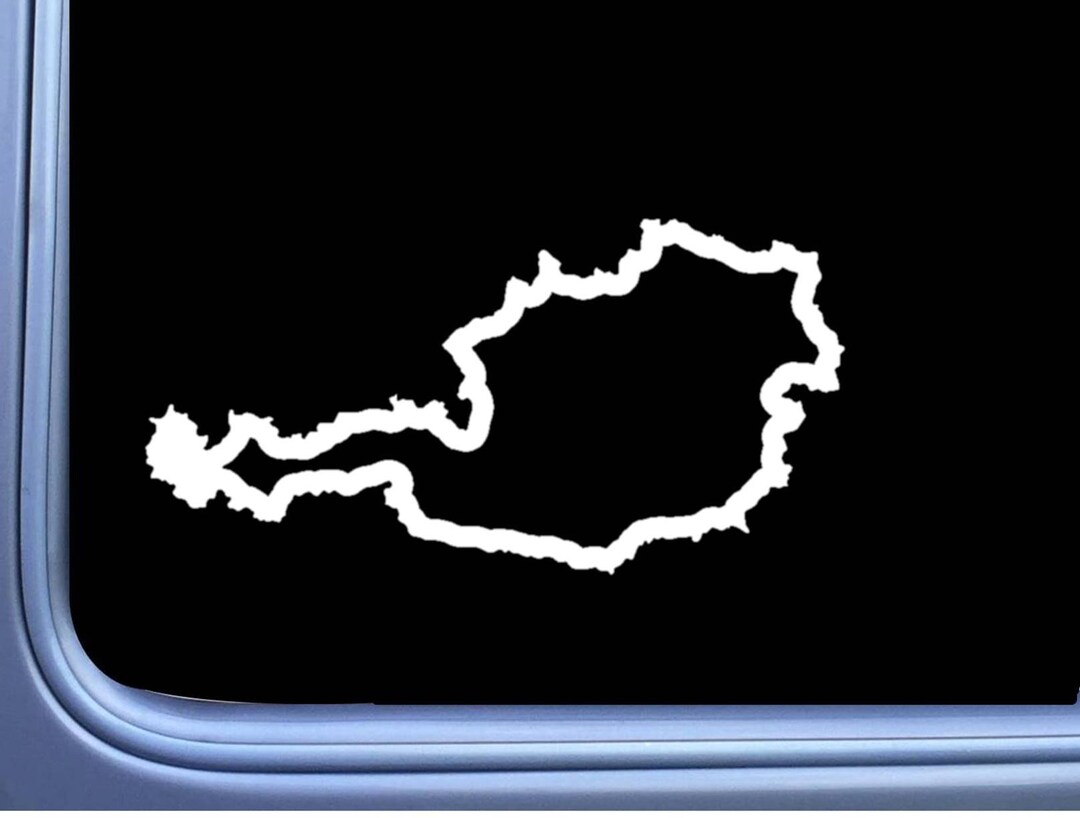 Austria Country Sticker OS 304 Decal Sticker - Etsy