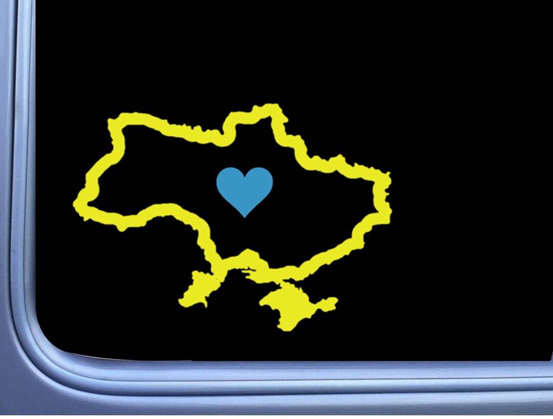 Ukraine Sticker 6 Inch Ukrainian Decal OS 139 Country Flag - Etsy