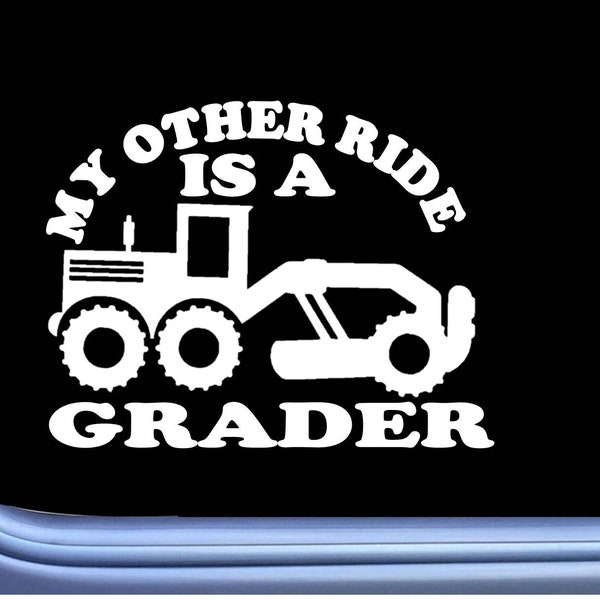 Motor Grader Sticker - Etsy