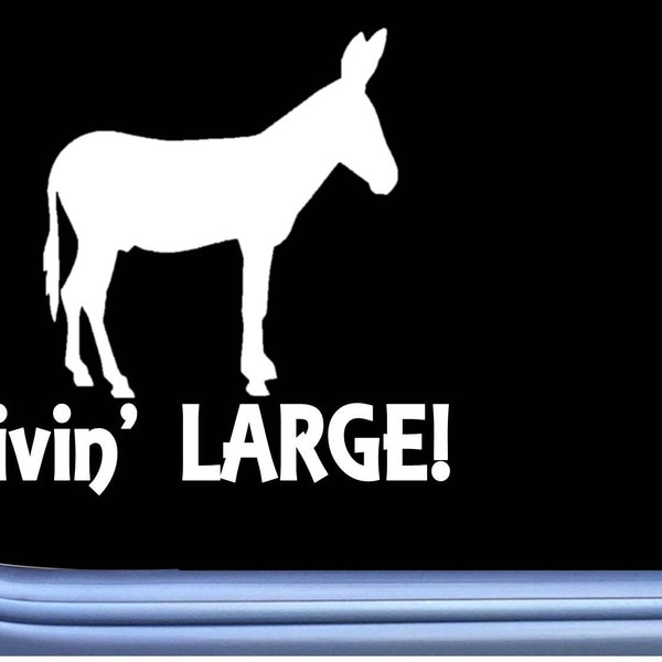 Large Donkey Decals - Etsy