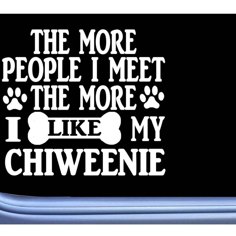 Chiweenie Decal - Etsy