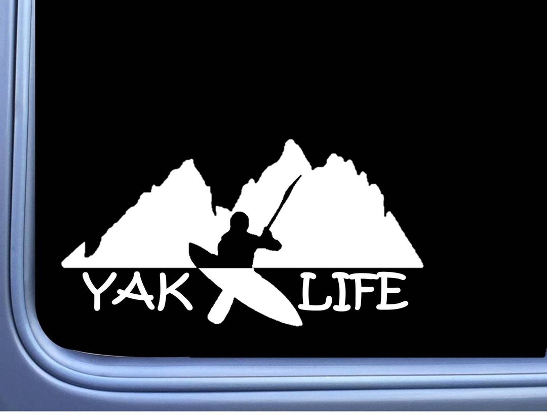 Kayak Life Decal OS 318 Sticker Kayak Gift Accessories Water Proof ...