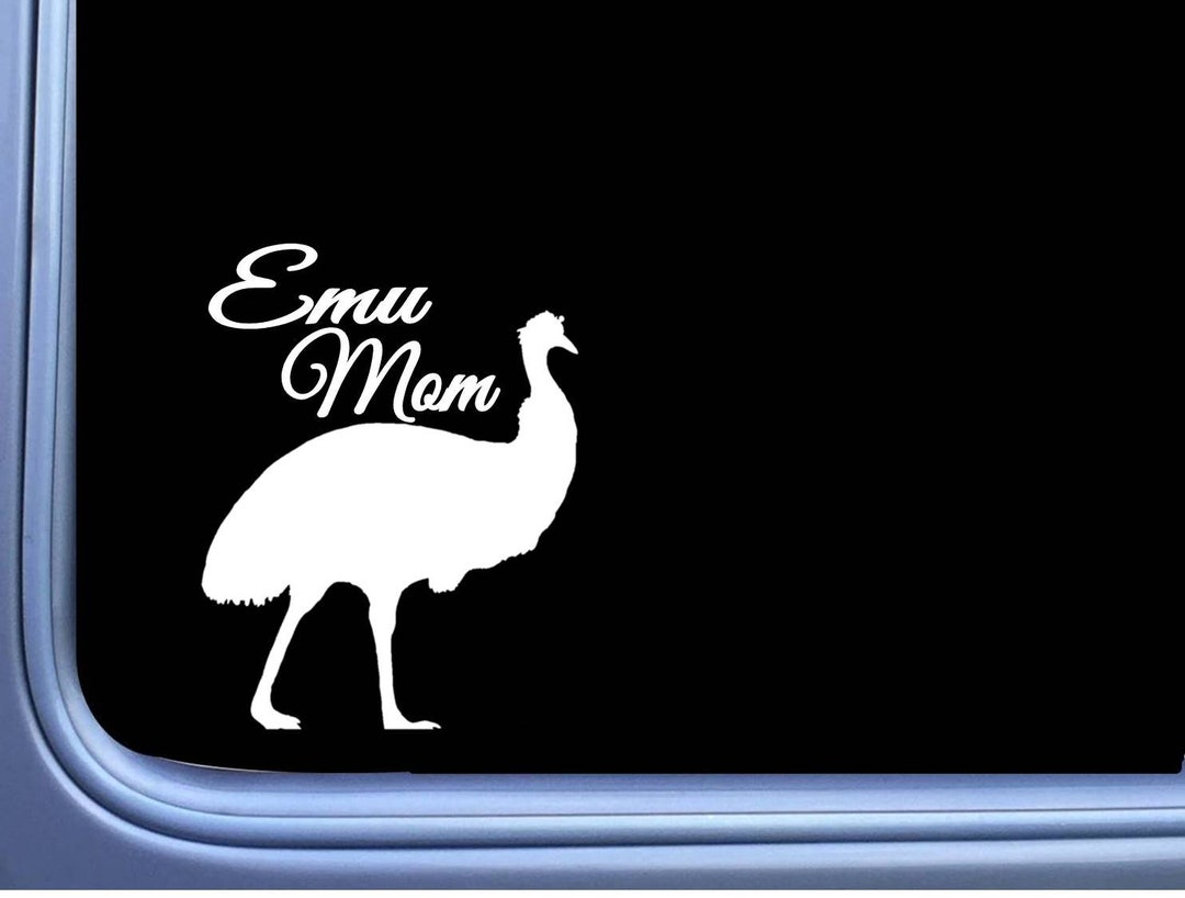 Emu Mom Sticker OS 123 Emu Decal Eggs Feathers - Etsy