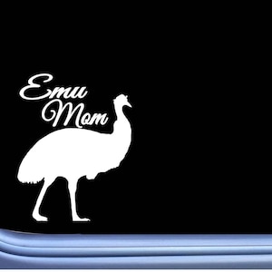 Emu Mom Sticker OS 123 Emu Decal Eggs Feathers - Etsy