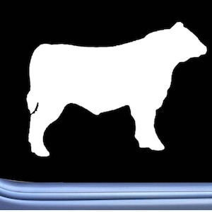Angus Bull Decal Sticker OS 267 Cattle Cow Aberdeen Beef - Etsy