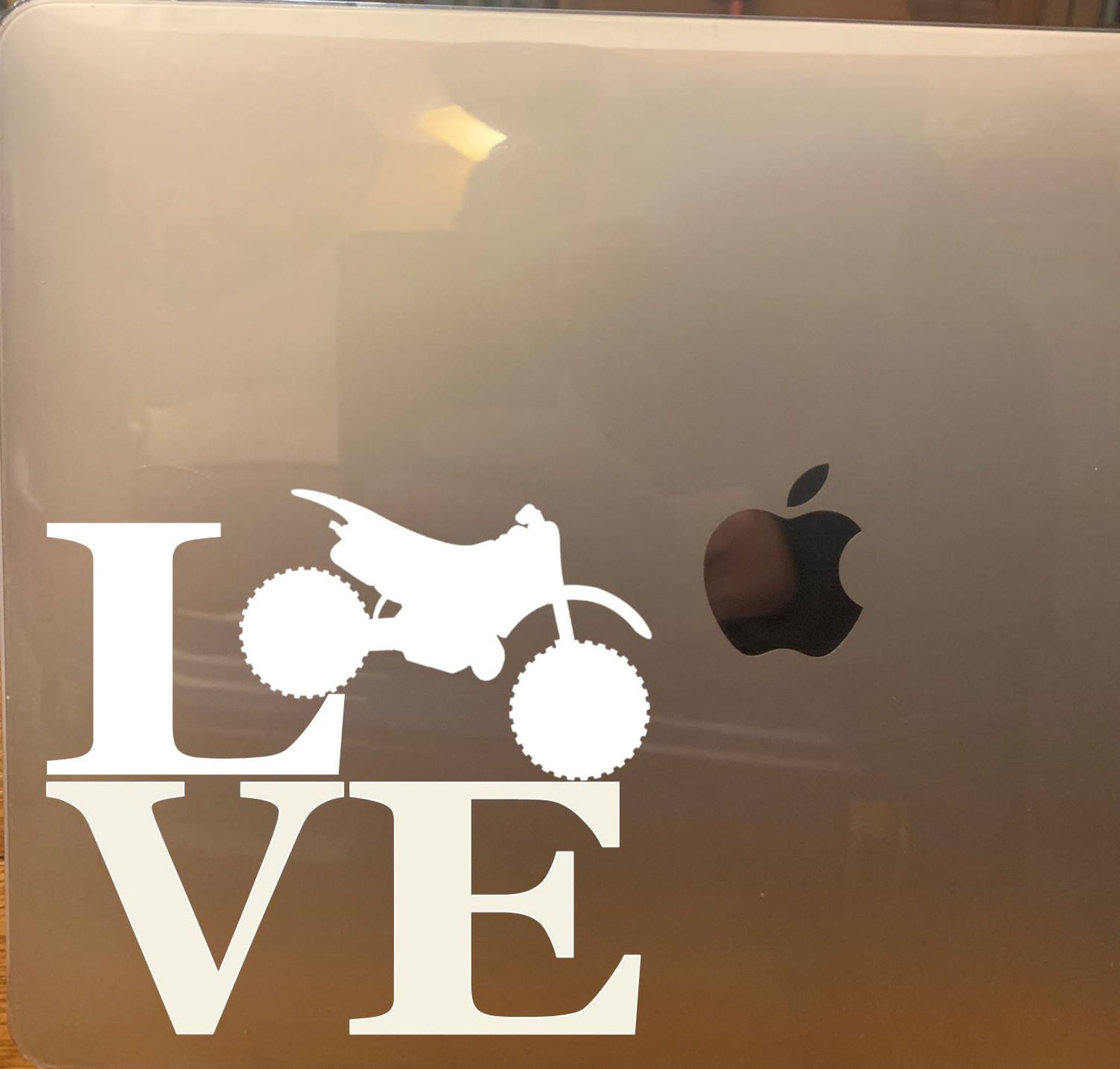 Dirtbike Love Decal OS 017 Sticker Camping Trail Riding Motorcycle - Etsy