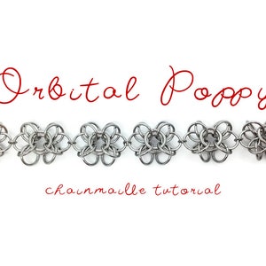 Orbital Poppy Chain Maille Tutorial DIY Chainmail | Etsy